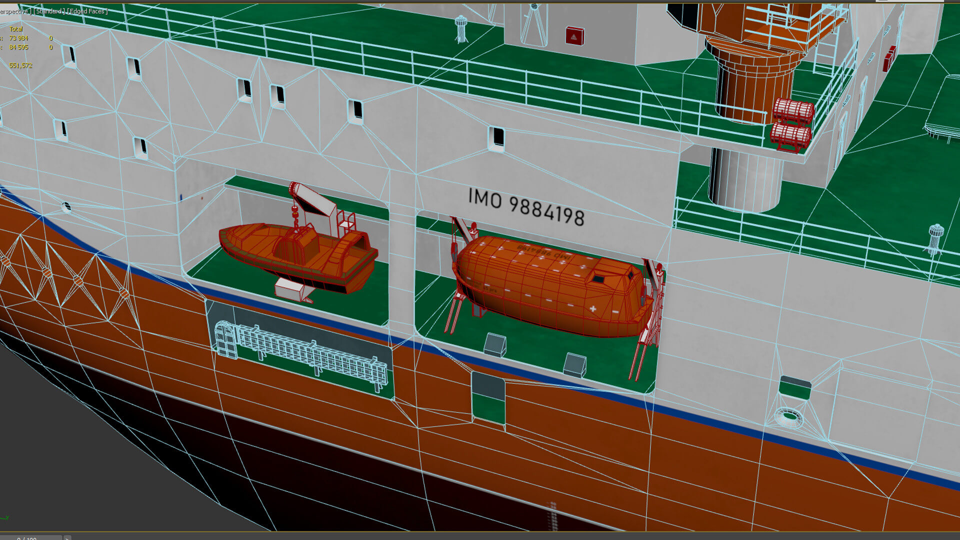 Ice-Resistant Self-Propelled Platform North Pole Project 009 3D Model ...