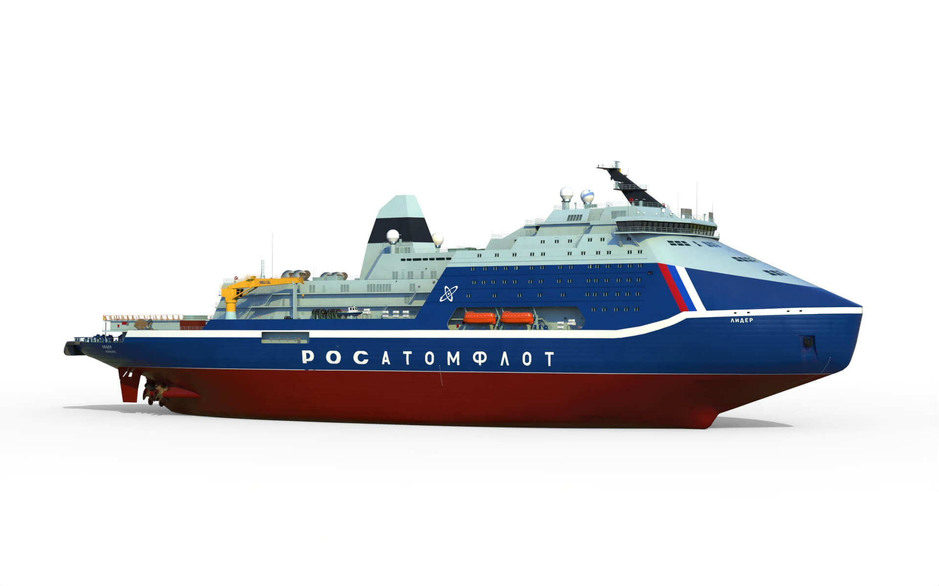 Icebreaker Lider Project 10510 - 3D Model by citizensnip