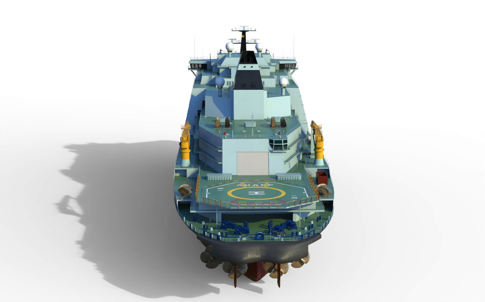 Icebreaker Lider Project 10510 - 3D Model by citizensnip