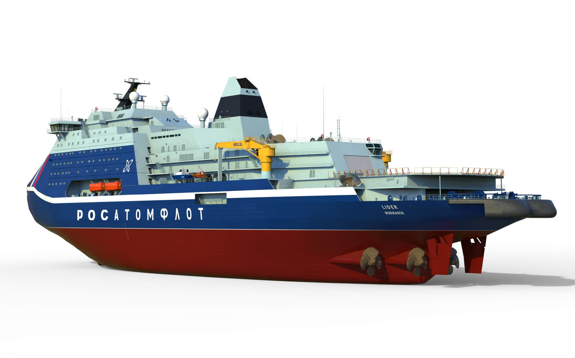 Icebreaker Lider Project 10510 - 3D Model by citizensnip