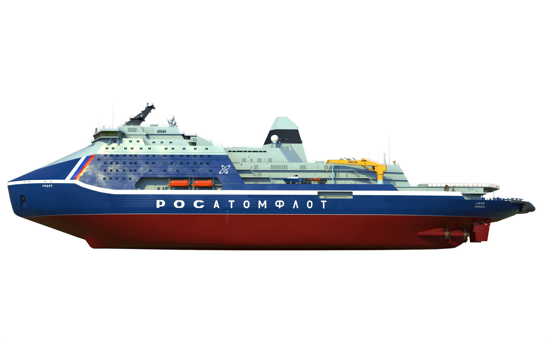 Icebreaker Lider Project 10510 - 3D Model by citizensnip