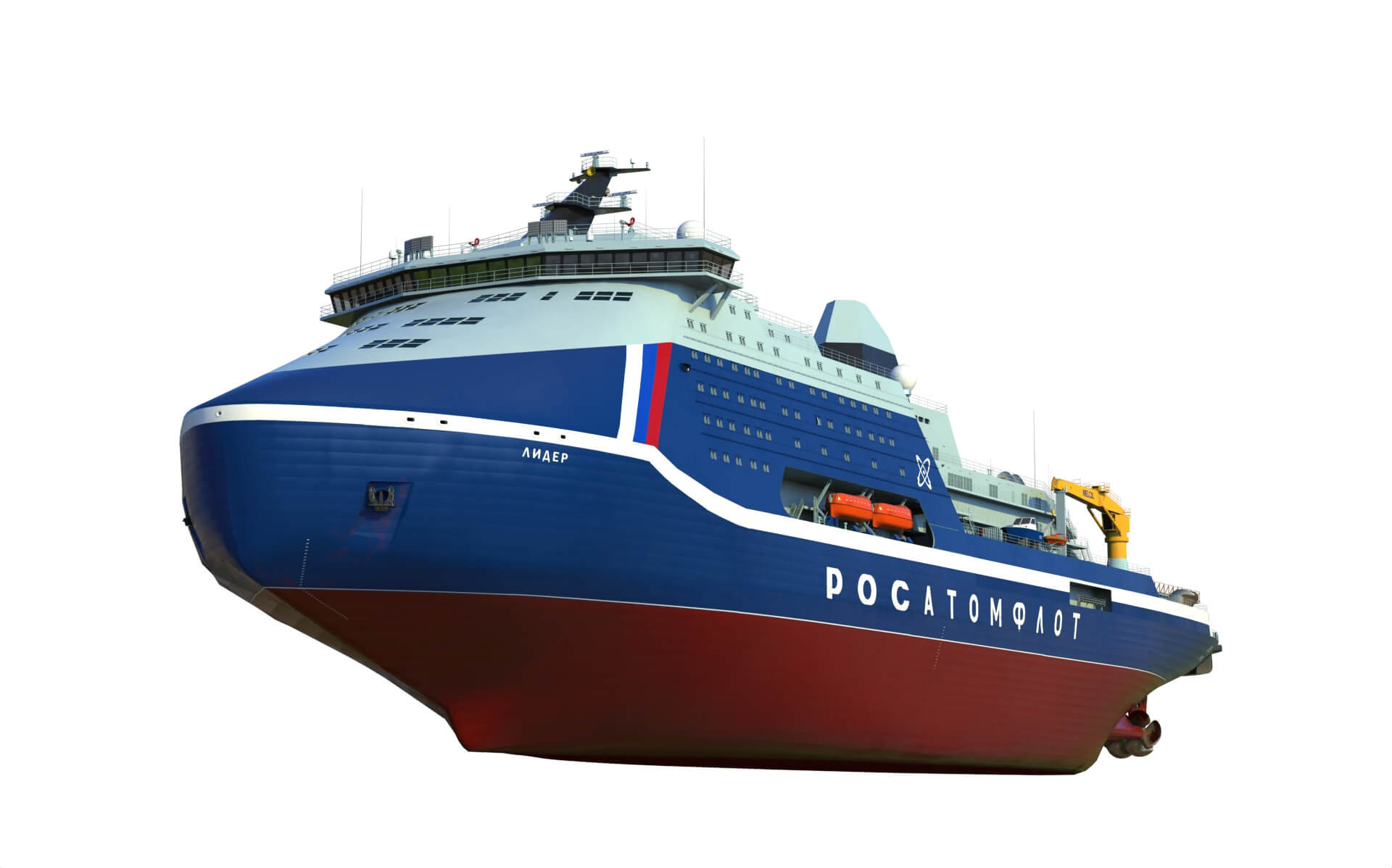 Icebreaker Lider Project 10510 - 3D Model by citizensnip