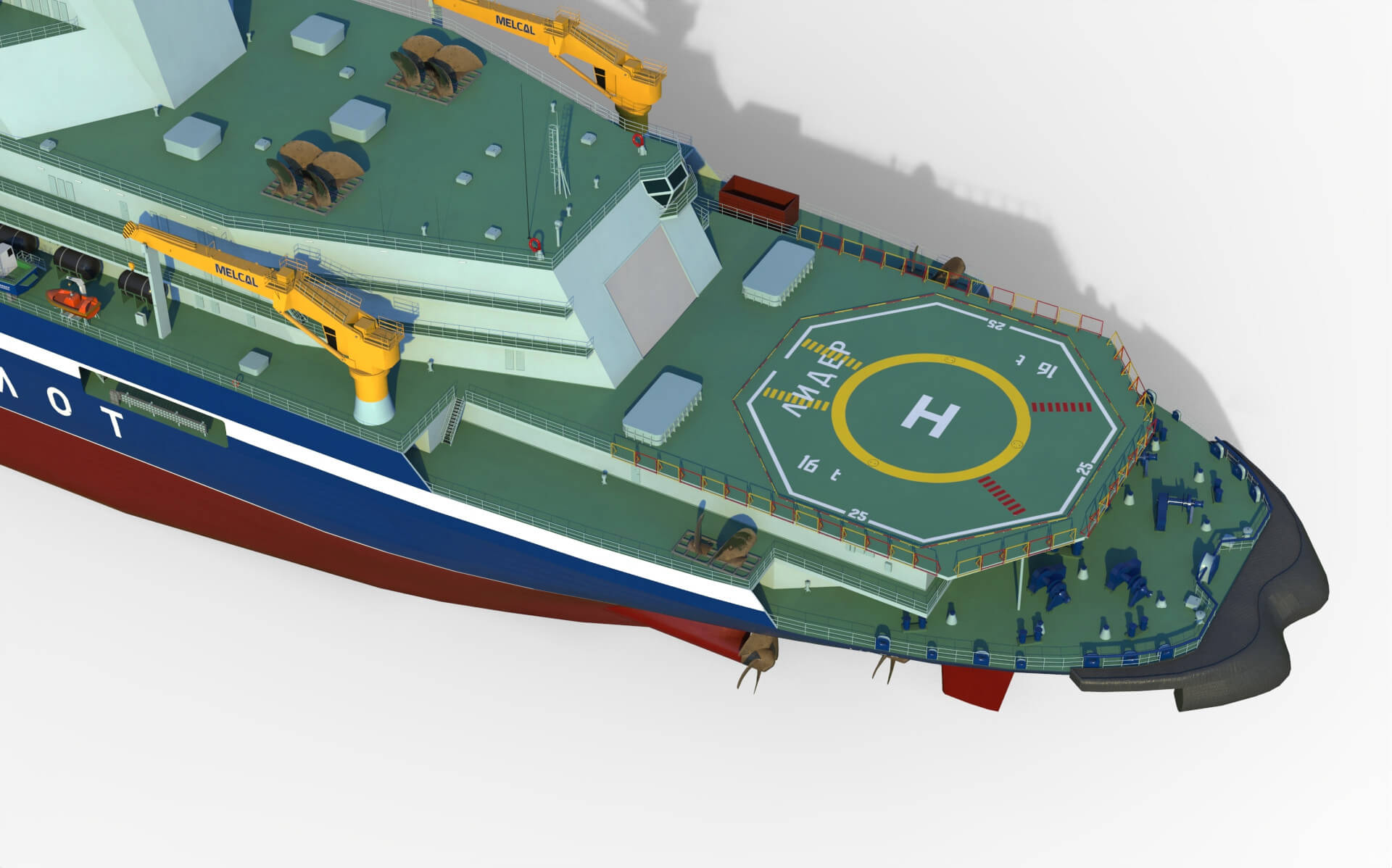 Icebreaker Lider Project 10510 - 3D Model by citizensnip