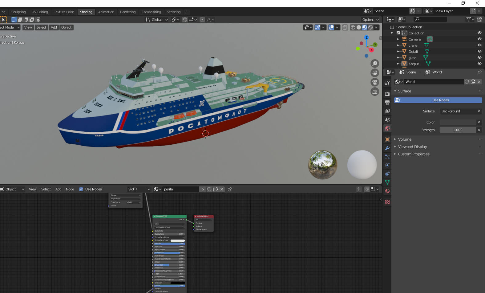 Icebreaker Lider Project 10510 - 3D Model by citizensnip