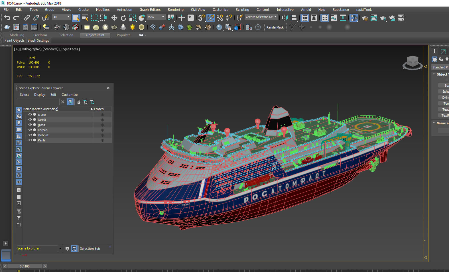 Icebreaker Lider Project 10510 - 3D Model by citizensnip