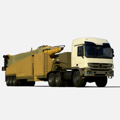 Iranian Ballistic Missile Ghadr - 3D Model by citizensnip