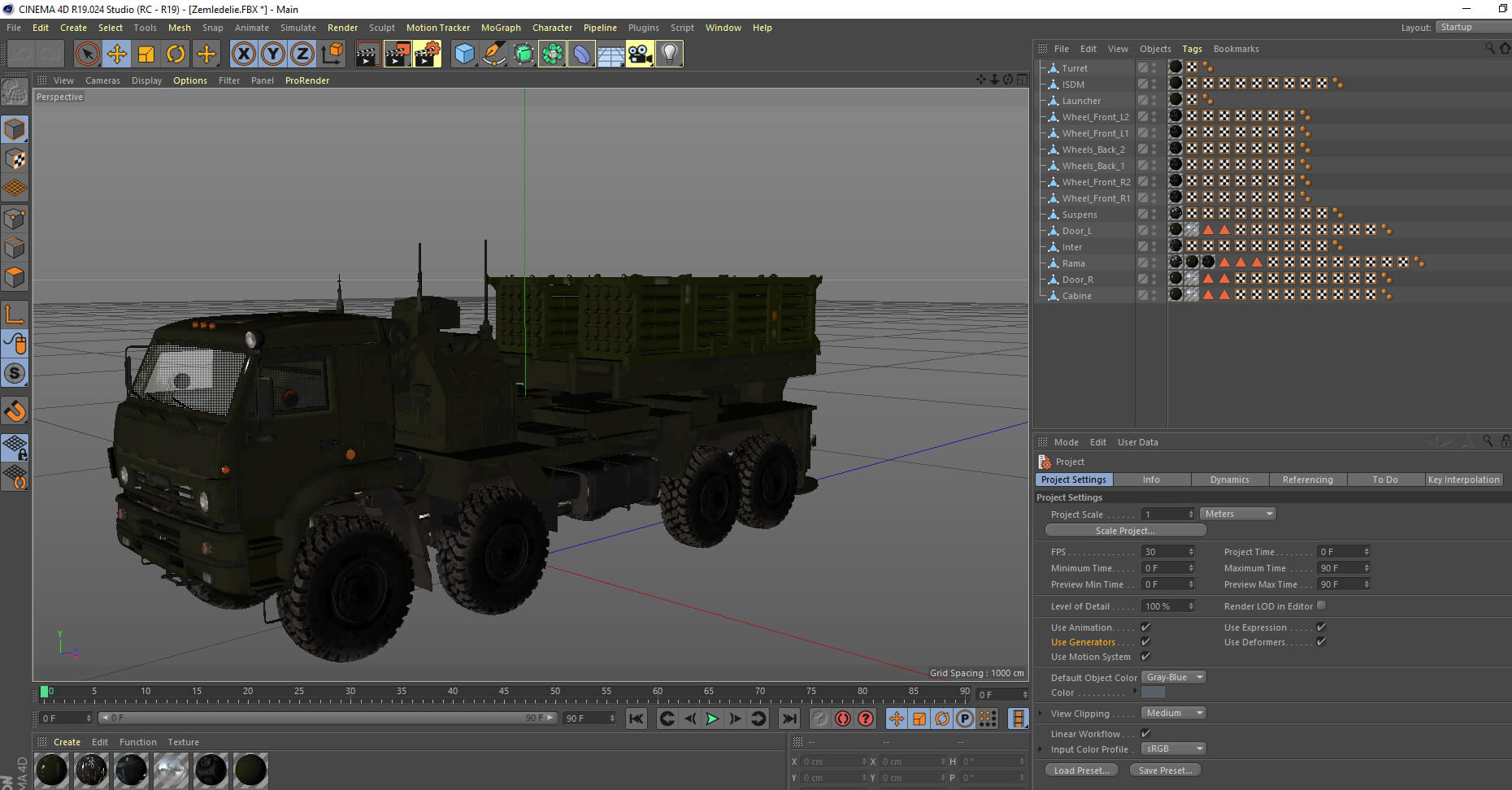 Isdm Zemledeliye Mine-Laying System 3D Model by citizensnip