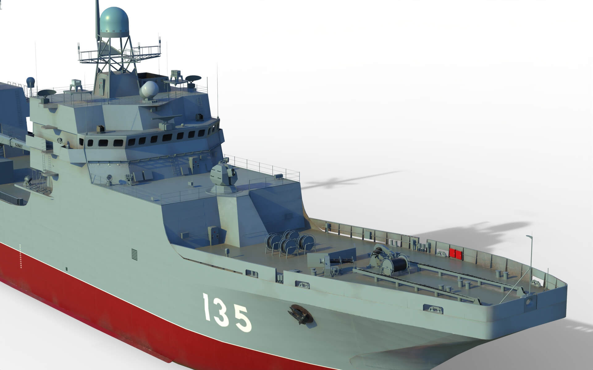 Ivan Gren Landing Ship Bdk 11711 - 3D Model by citizensnip