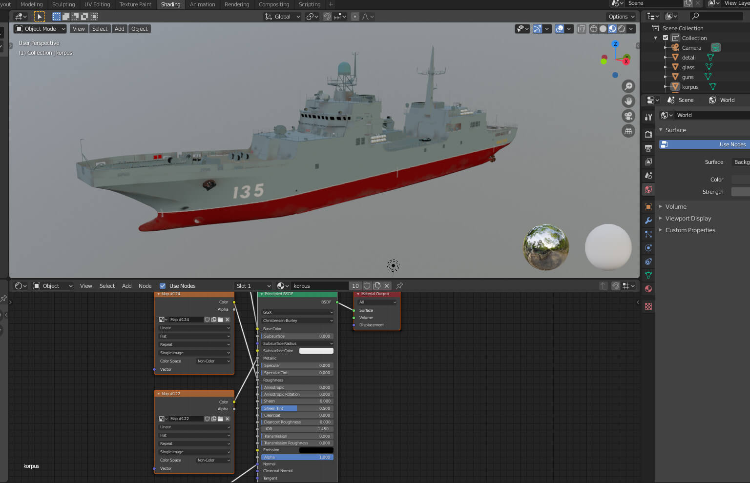 Ivan Gren Landing Ship Bdk 11711 - 3D Model by citizensnip