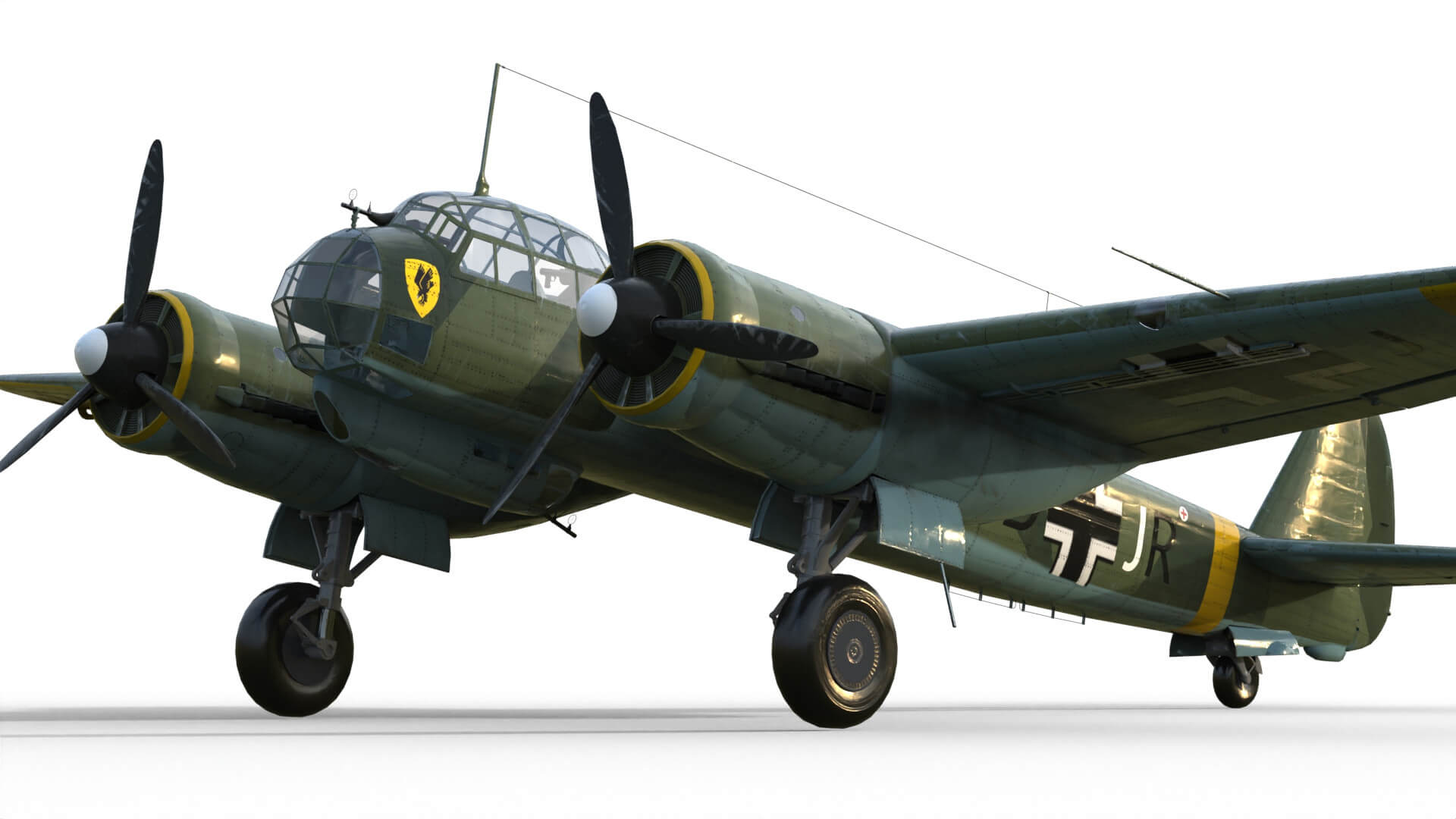 Junkers Ju 88 Bomber - 3D Model by citizensnip