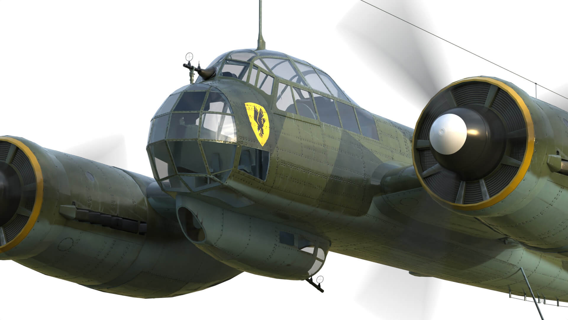 Junkers Ju 88 Bomber - 3D Model by citizensnip