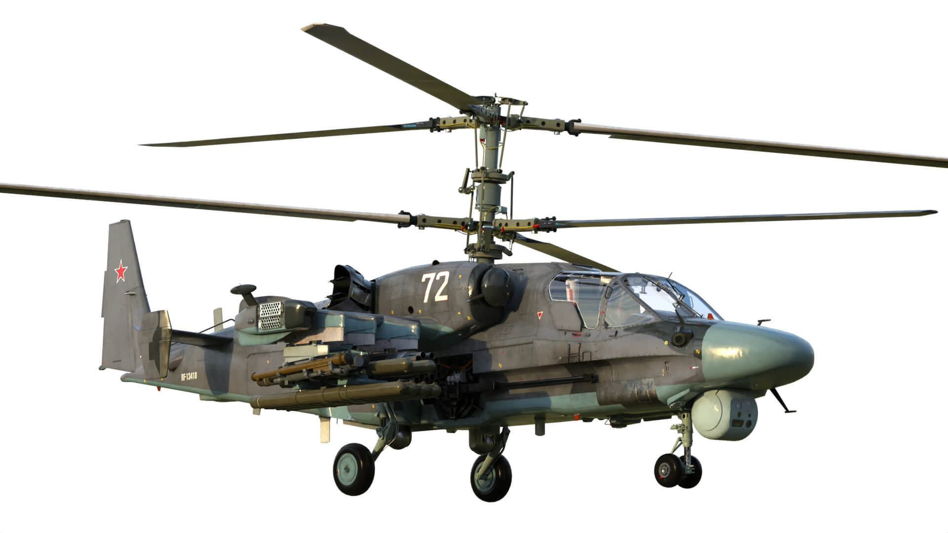 KA-52 Alligator Hokum B 3D Model by citizensnip