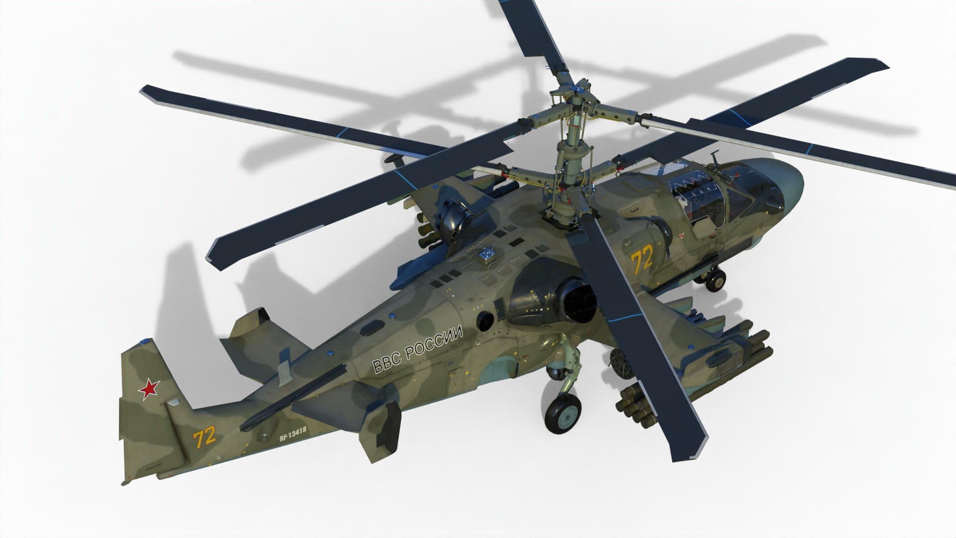 KA-52 Alligator Hokum B 3D Model by citizensnip