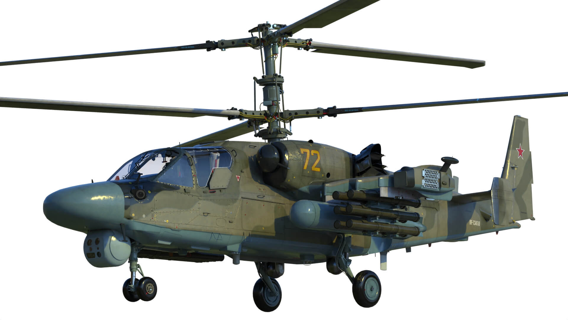 KA-52 Alligator Hokum B 3D Model by citizensnip