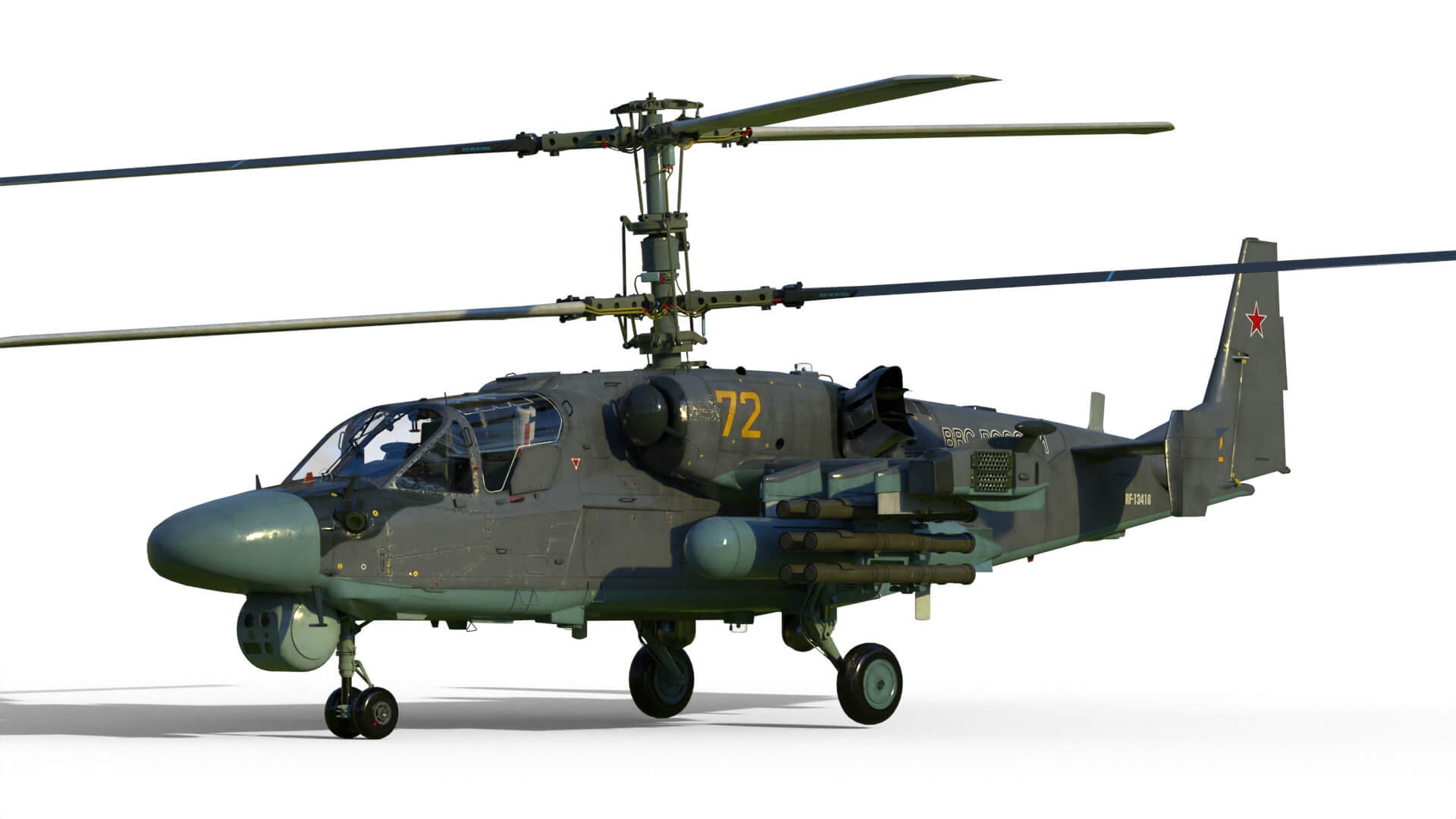 KA-52 Alligator Hokum B 3D Model by citizensnip