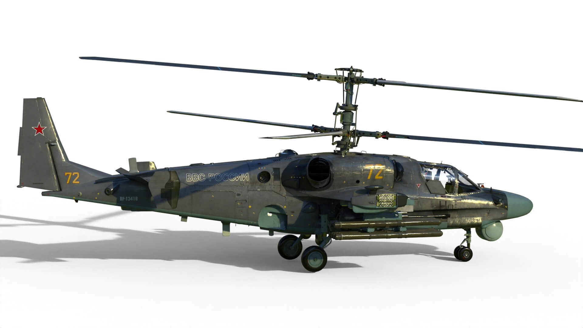 KA-52 Alligator Hokum B 3D Model by citizensnip