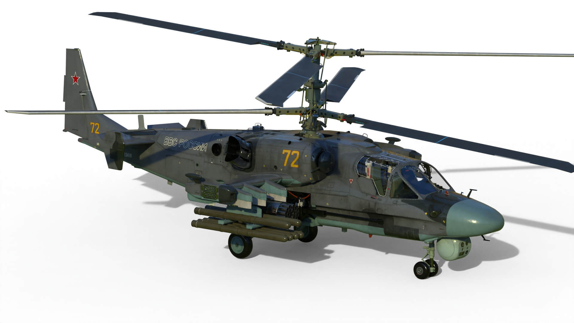 KA-52 Alligator Hokum B 3D Model by citizensnip