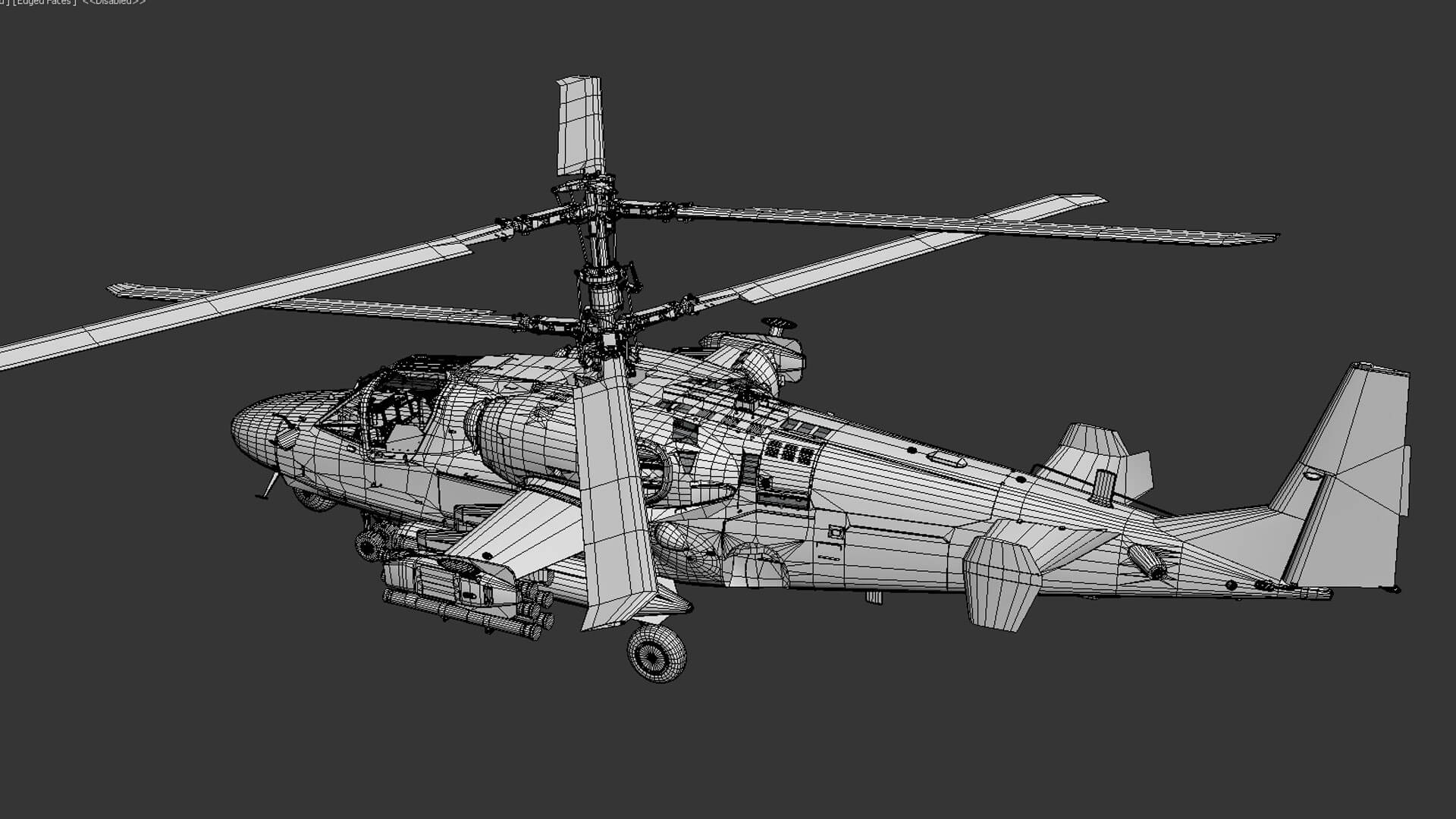 KA-52 Alligator Hokum B 3D Model by citizensnip