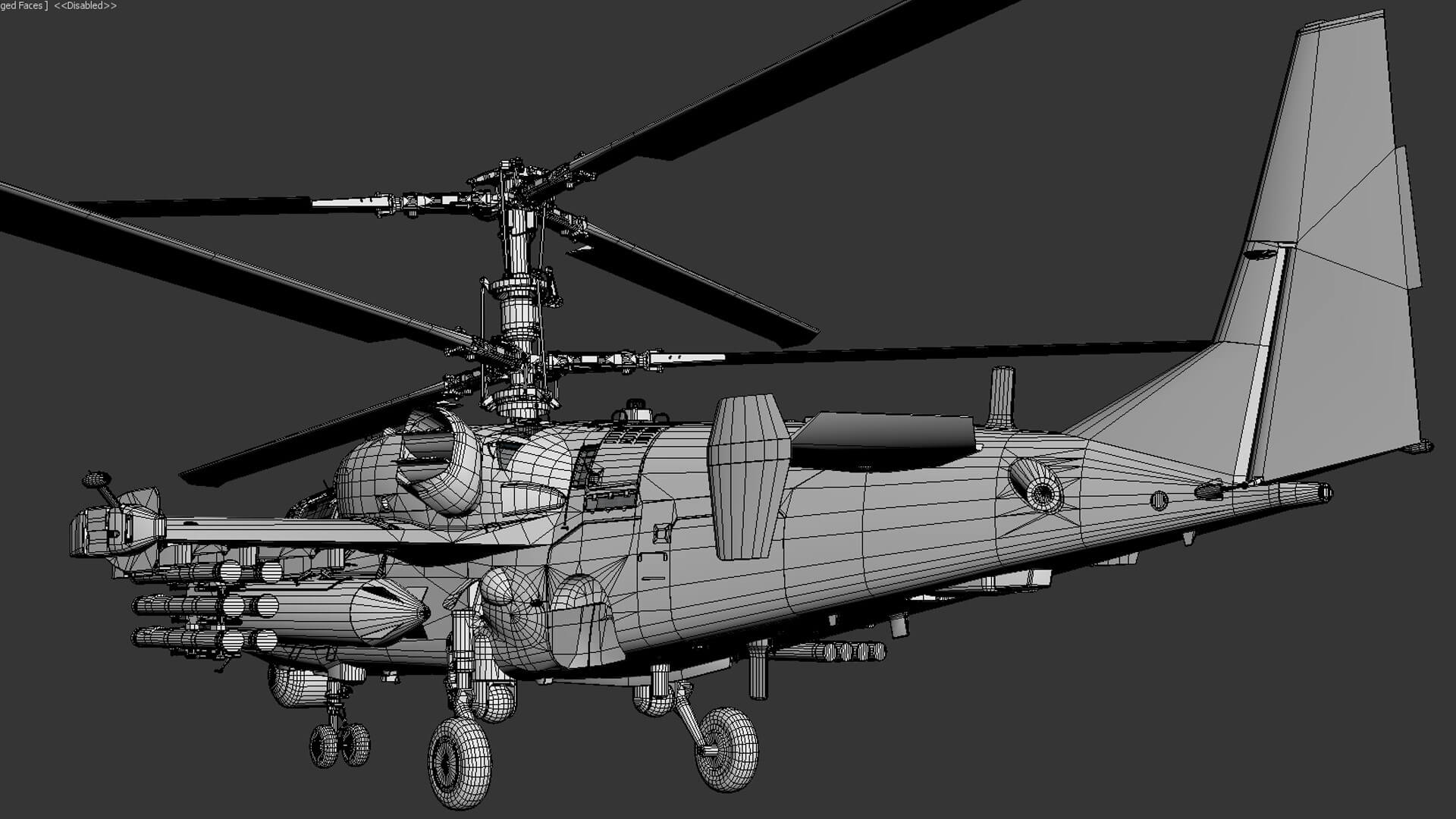 KA-52 Alligator Hokum B 3D Model by citizensnip