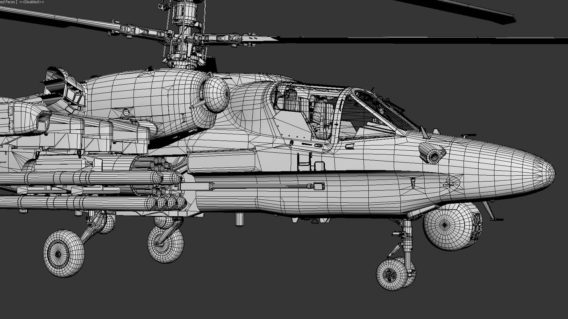 KA-52 Alligator Hokum B 3D Model by citizensnip