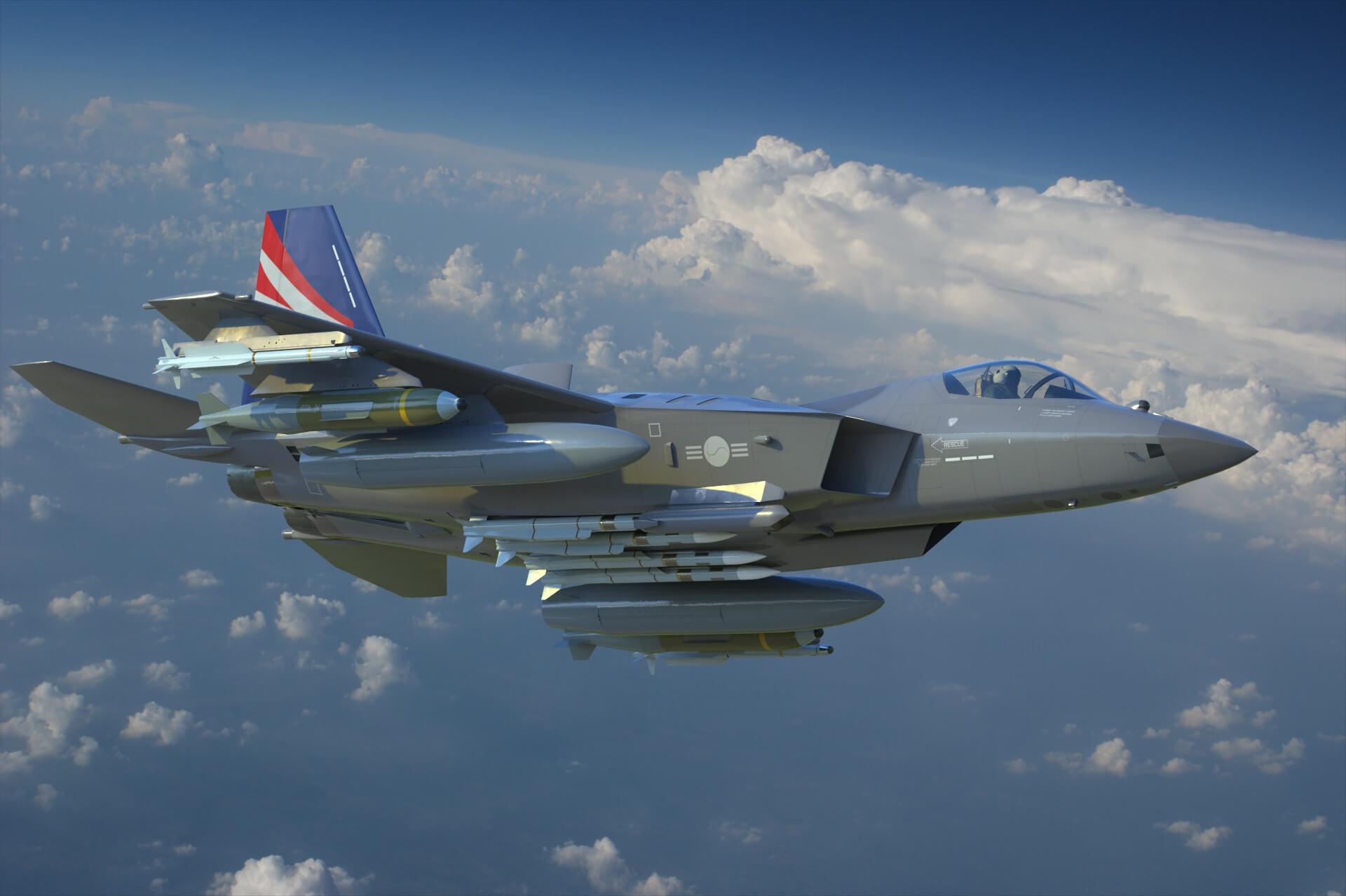 KAI KF-21 Boramae 3D Model by citizensnip