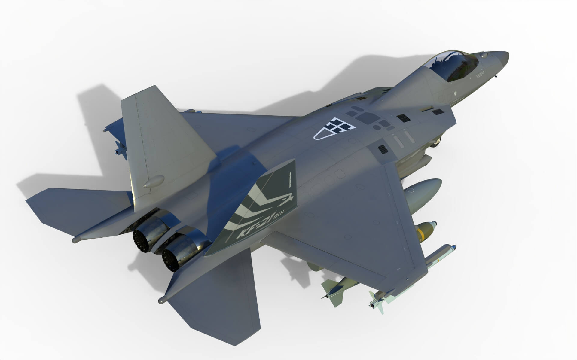 KAI KF-21 Boramae 3D Model by citizensnip