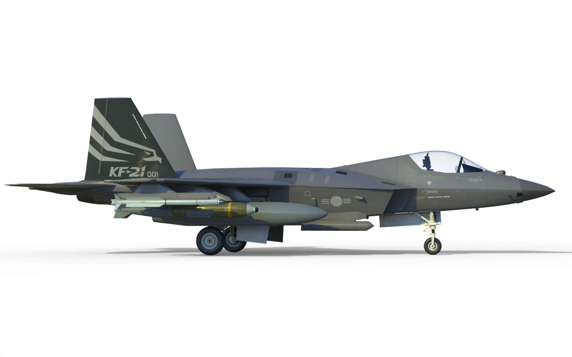 KAI KF-21 Boramae 3D Model by citizensnip