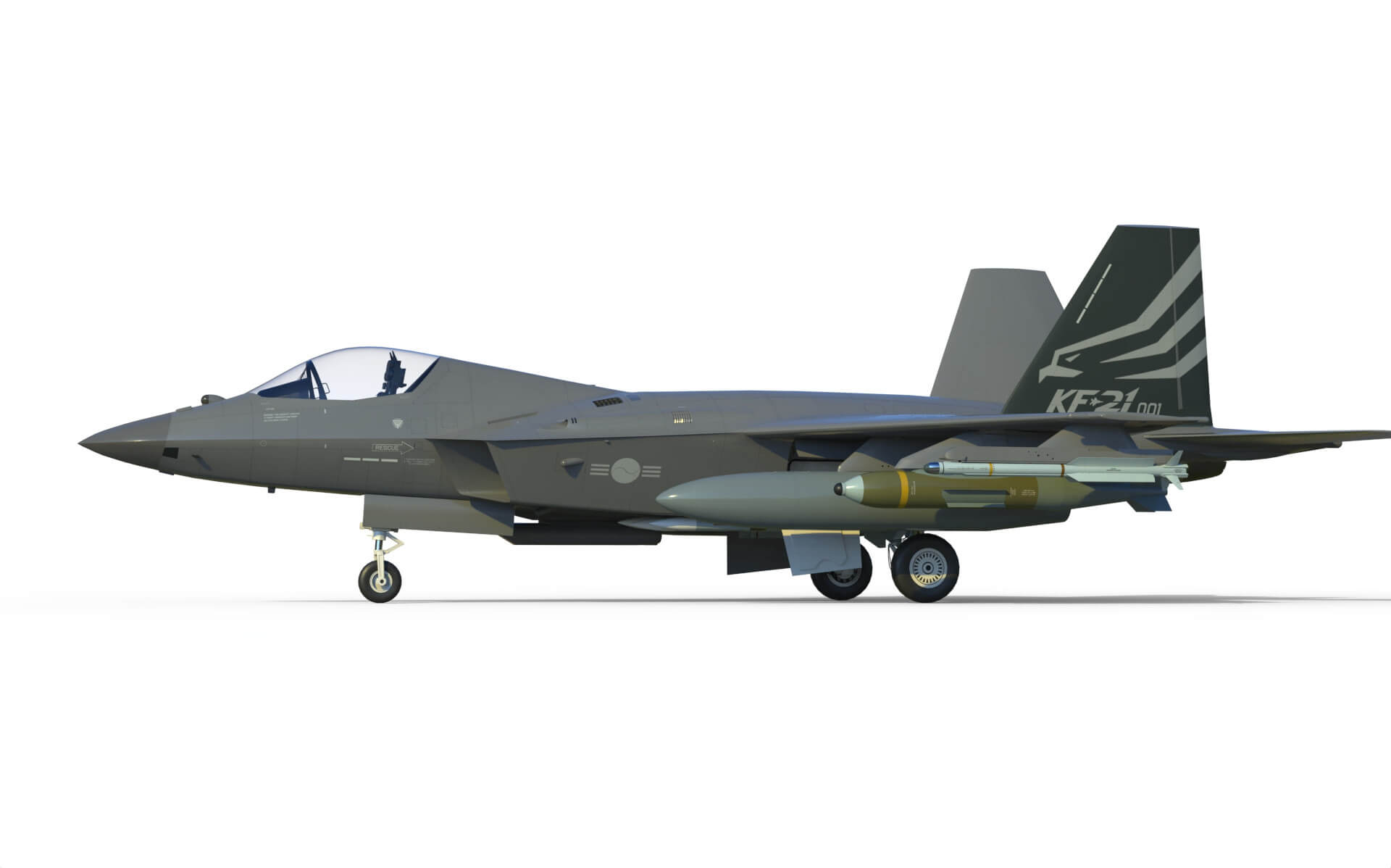 KAI KF-21 Boramae 3D Model by citizensnip