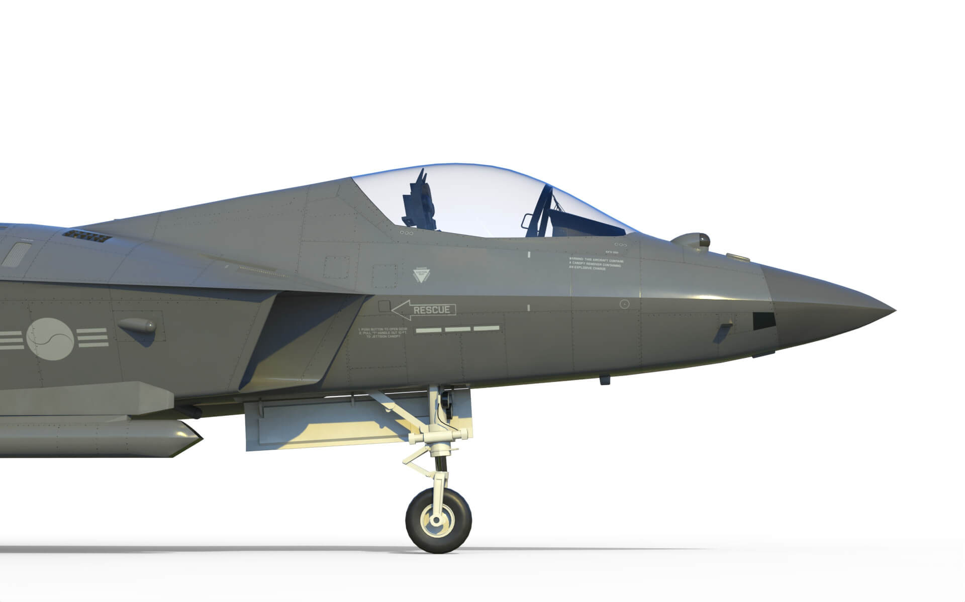 KAI KF-21 Boramae 3D Model by citizensnip