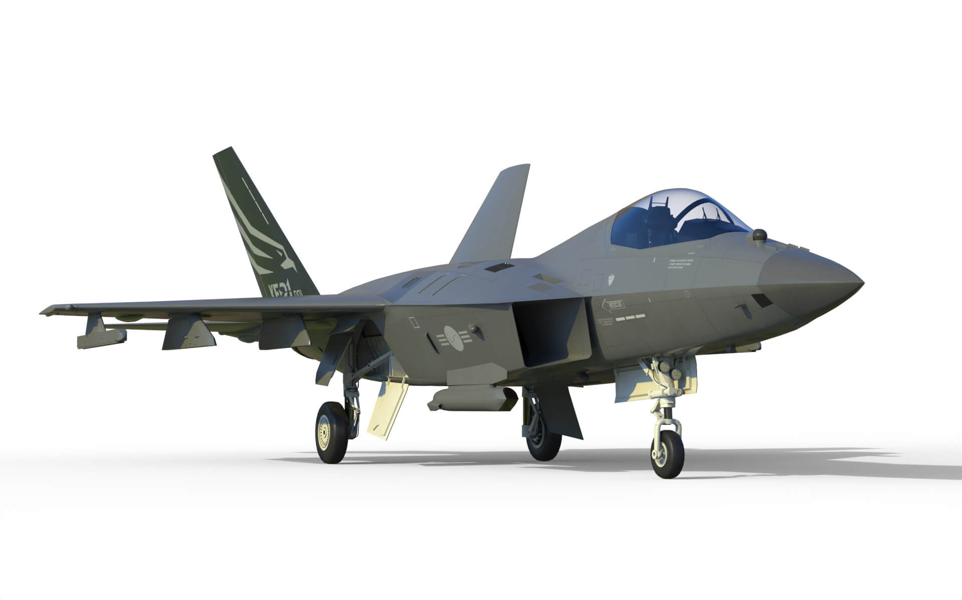 KAI KF-21 Boramae 3D Model by citizensnip