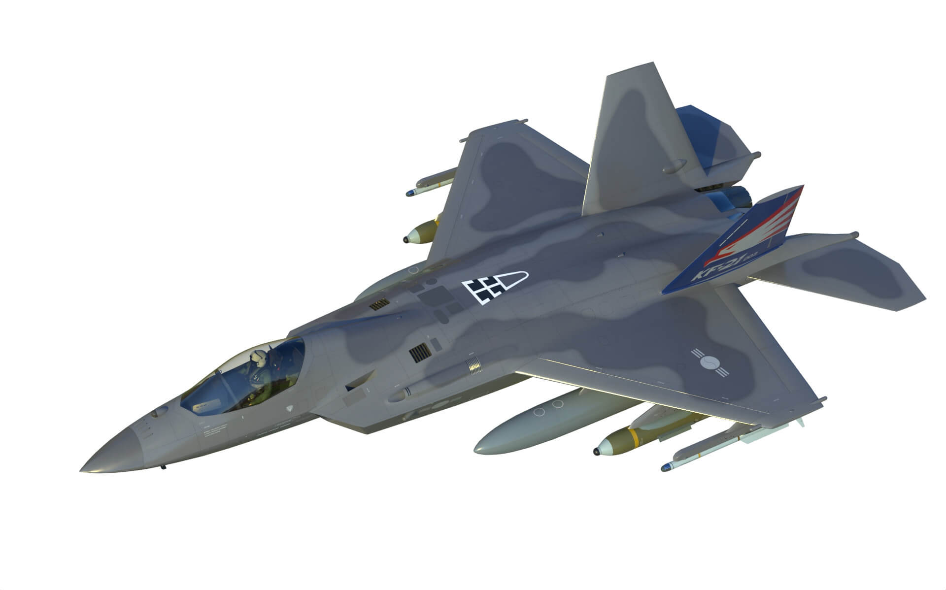 KAI KF-21 Boramae 3D Model by citizensnip