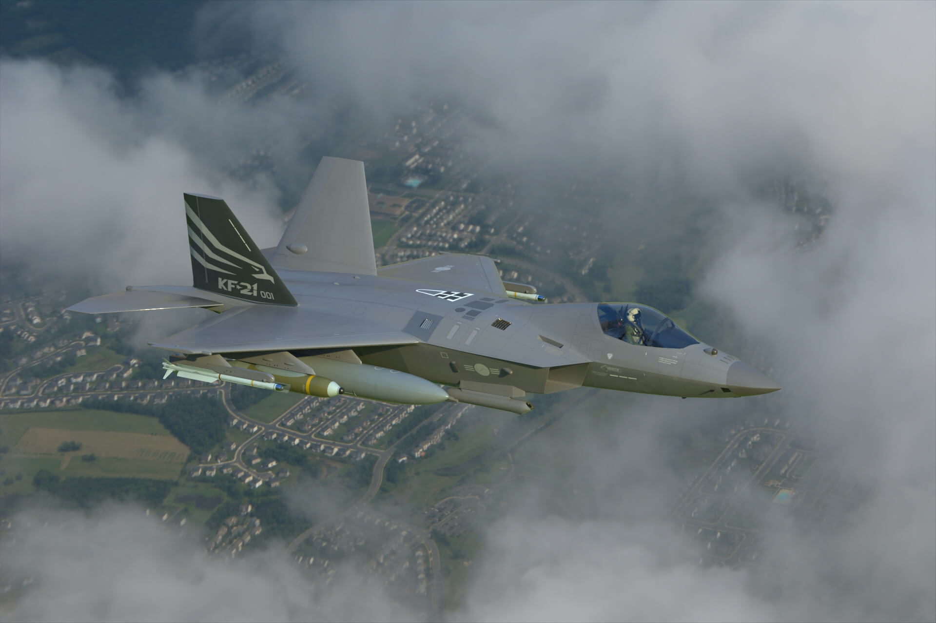 KAI KF-21 Boramae 3D Model by citizensnip