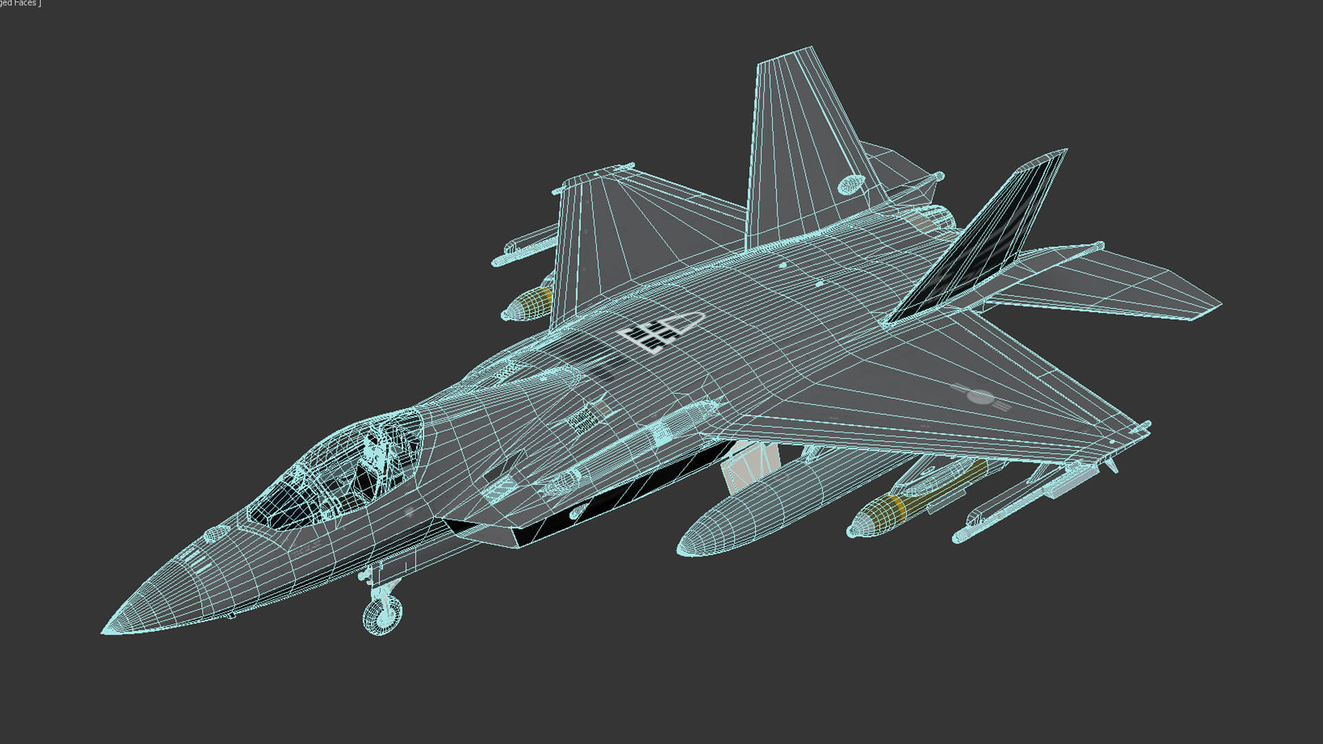 KAI KF-21 Boramae 3D Model by citizensnip