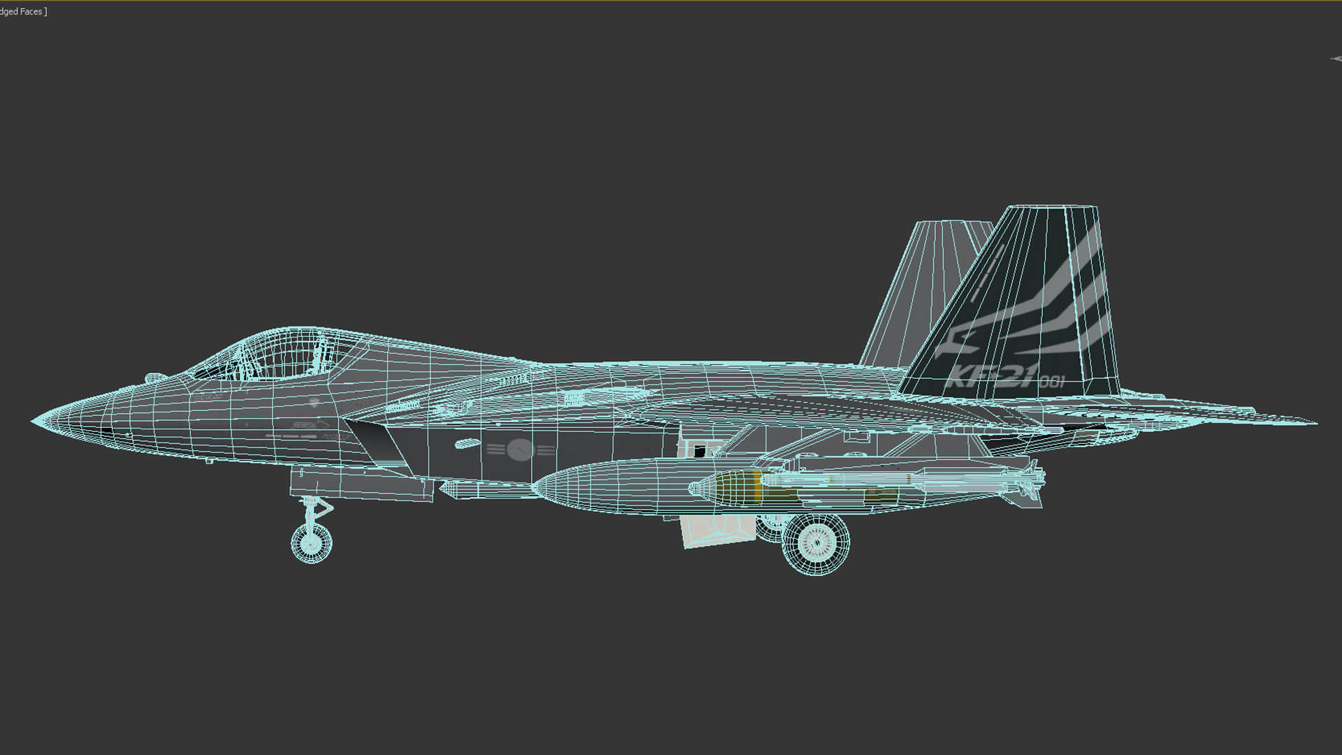 KAI KF-21 Boramae 3D Model by citizensnip