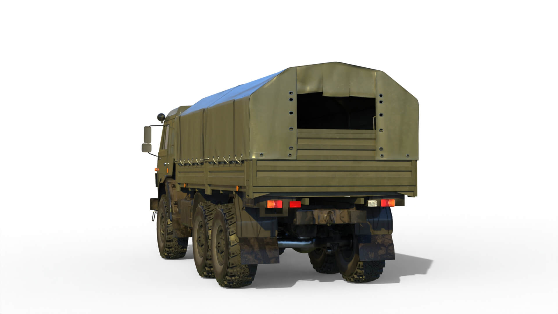 Kamaz 5350 General Utility Truck - 3D Model by citizensnip