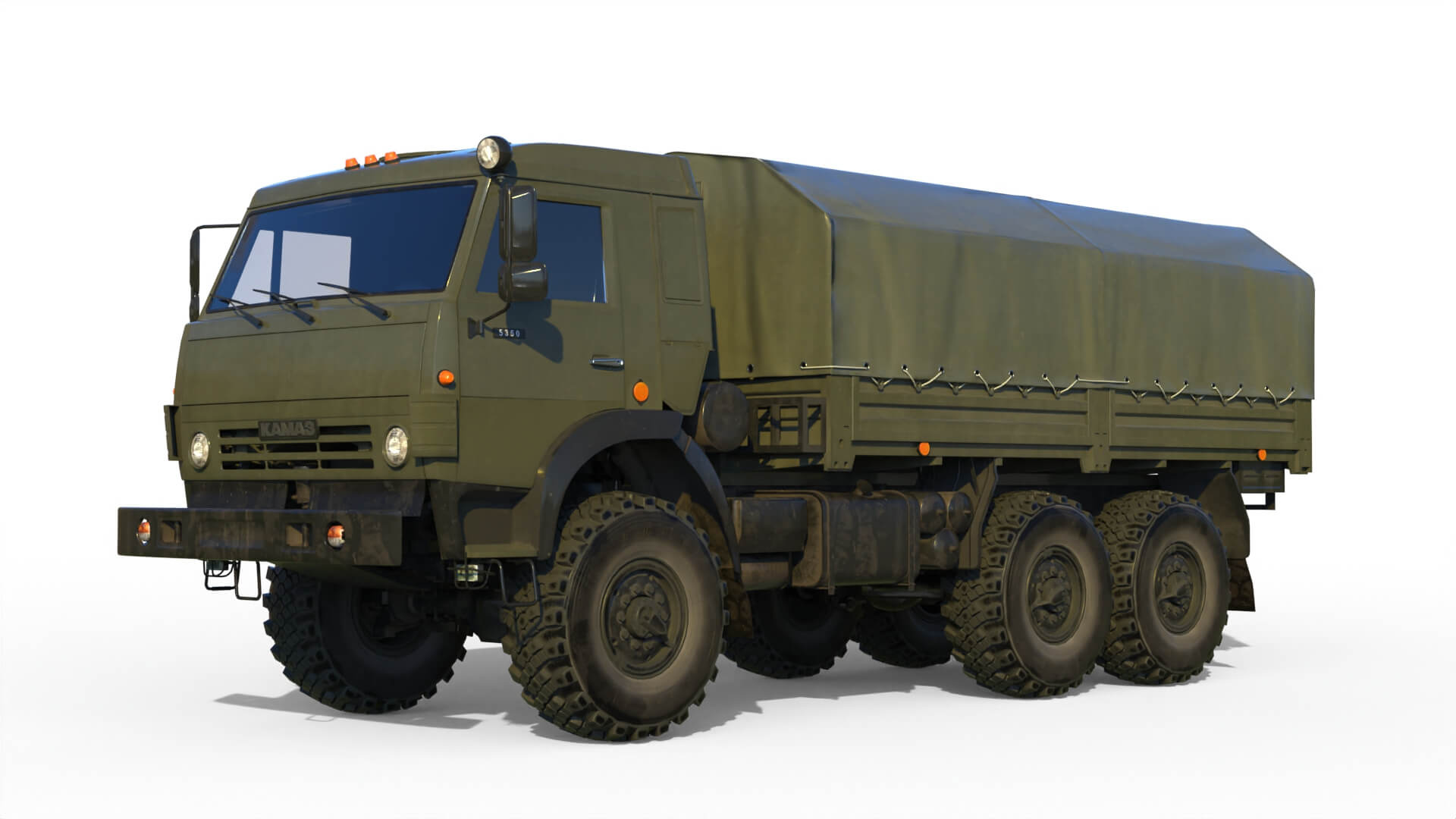 Kamaz 5350 General Utility Truck - 3D Model by citizensnip
