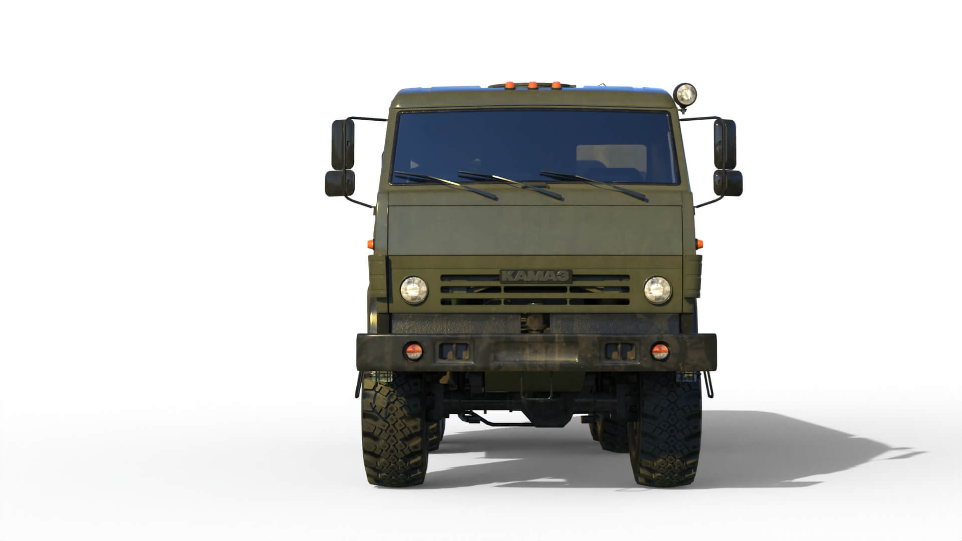 Kamaz 5350 General Utility Truck - 3D Model by citizensnip