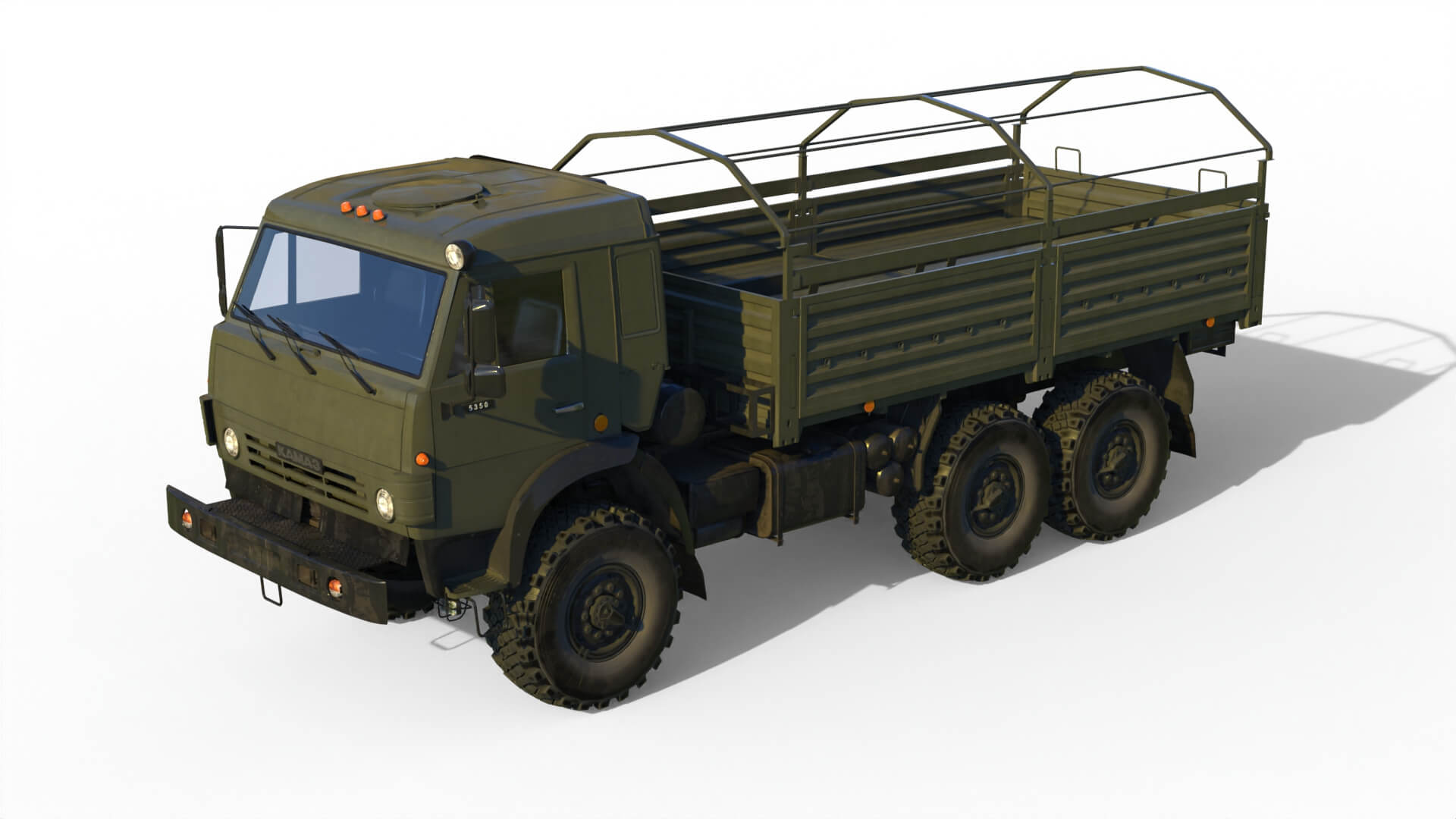 Kamaz 5350 General Utility Truck - 3D Model by citizensnip