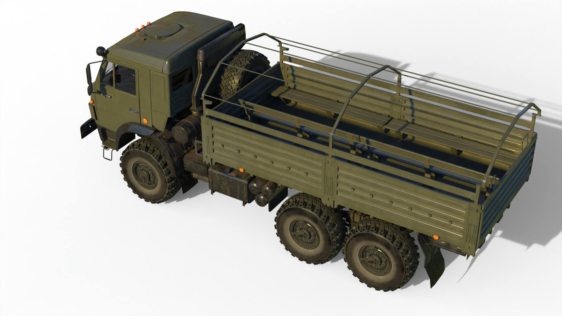 Kamaz 5350 General Utility Truck - 3D Model by citizensnip