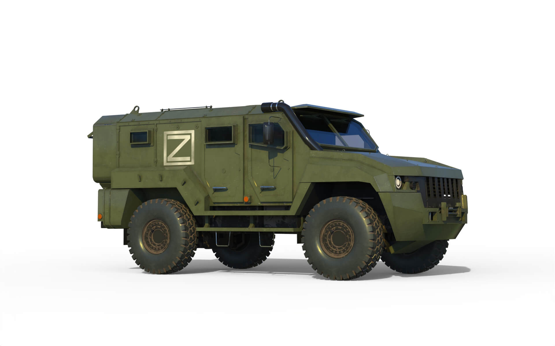 Kamaz VDV Typhoon K-53949 3D Model by citizensnip
