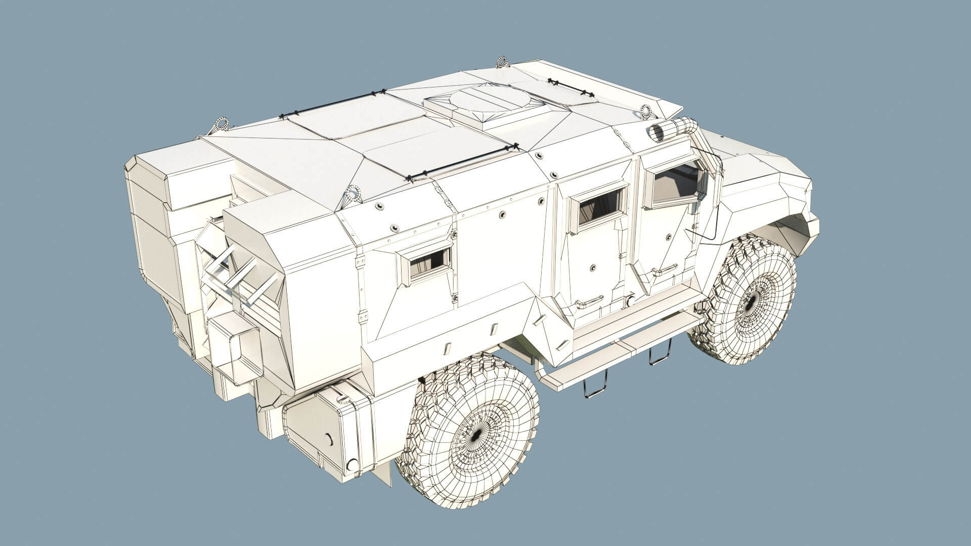 Kamaz VDV Typhoon K-53949 3D Model by citizensnip