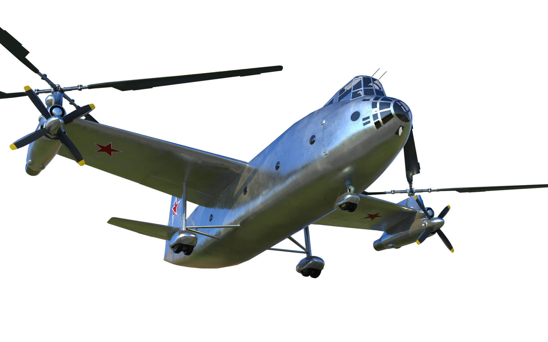 Kamov KA-22 Transport Helicopter 3D Model by citizensnip