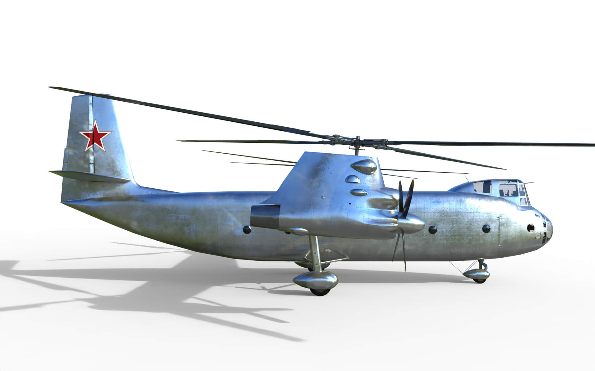 Kamov KA-22 Transport Helicopter 3D Model by citizensnip
