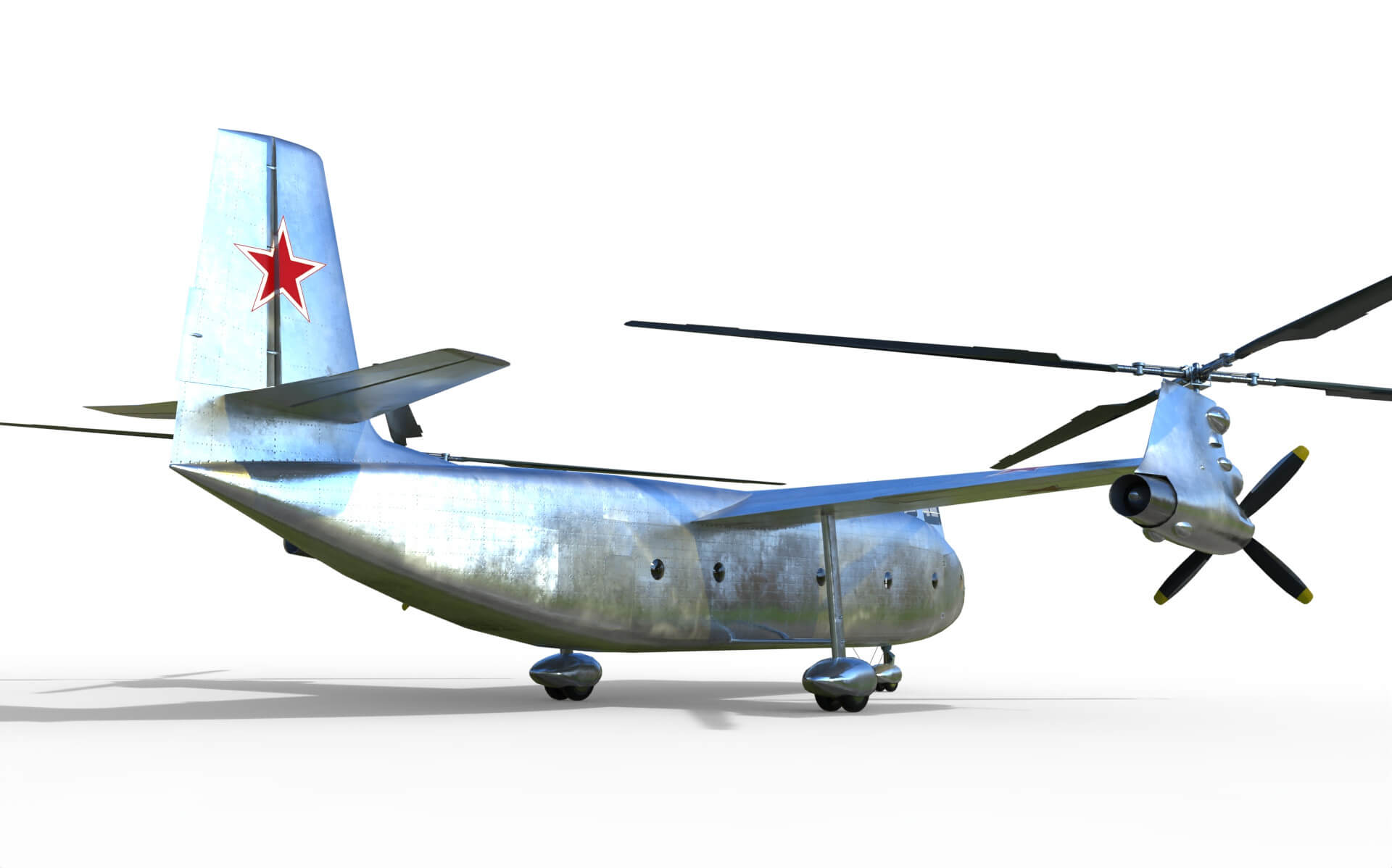 Kamov KA-22 Transport Helicopter 3D Model by citizensnip