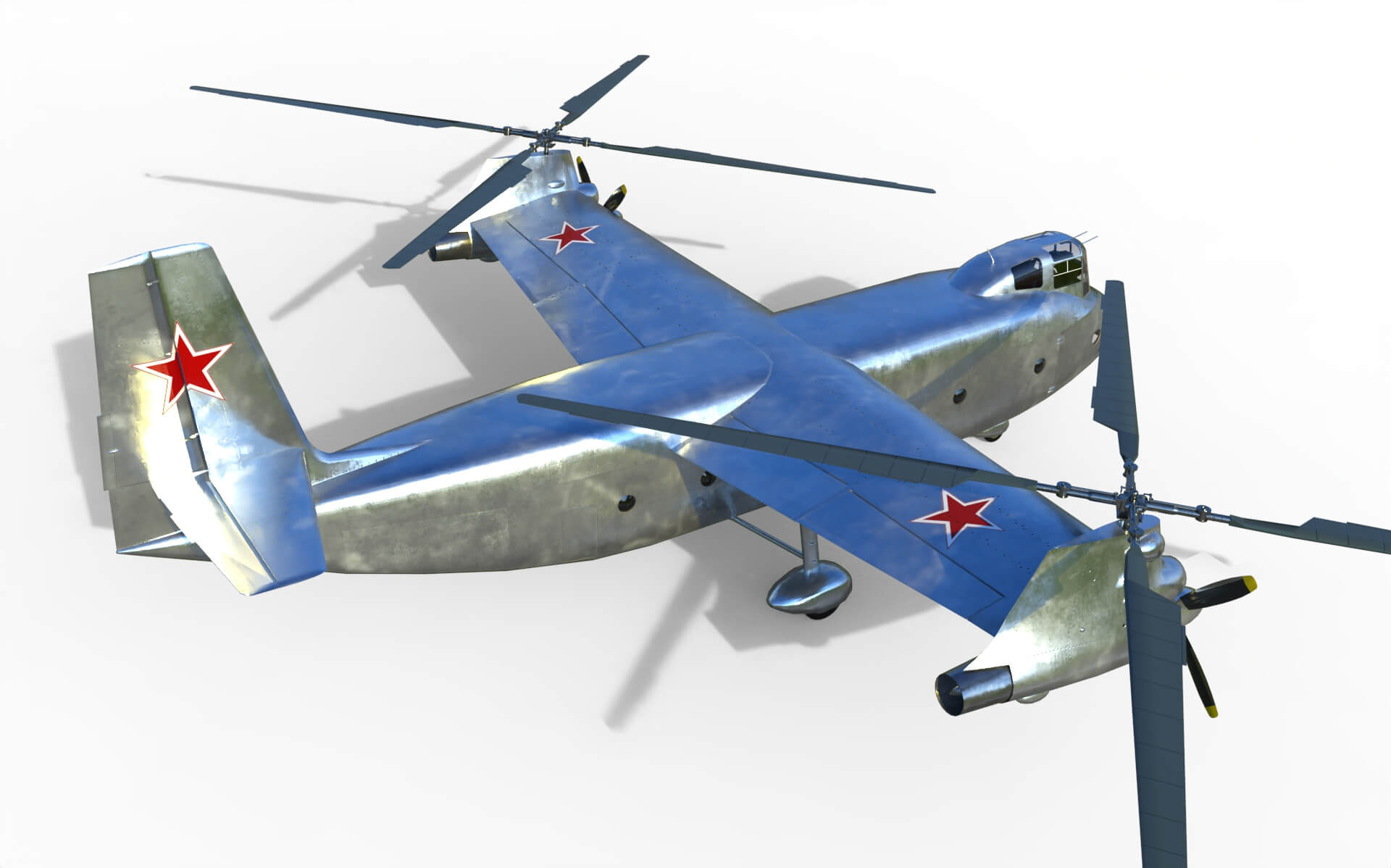 Kamov KA-22 Transport Helicopter 3D Model by citizensnip