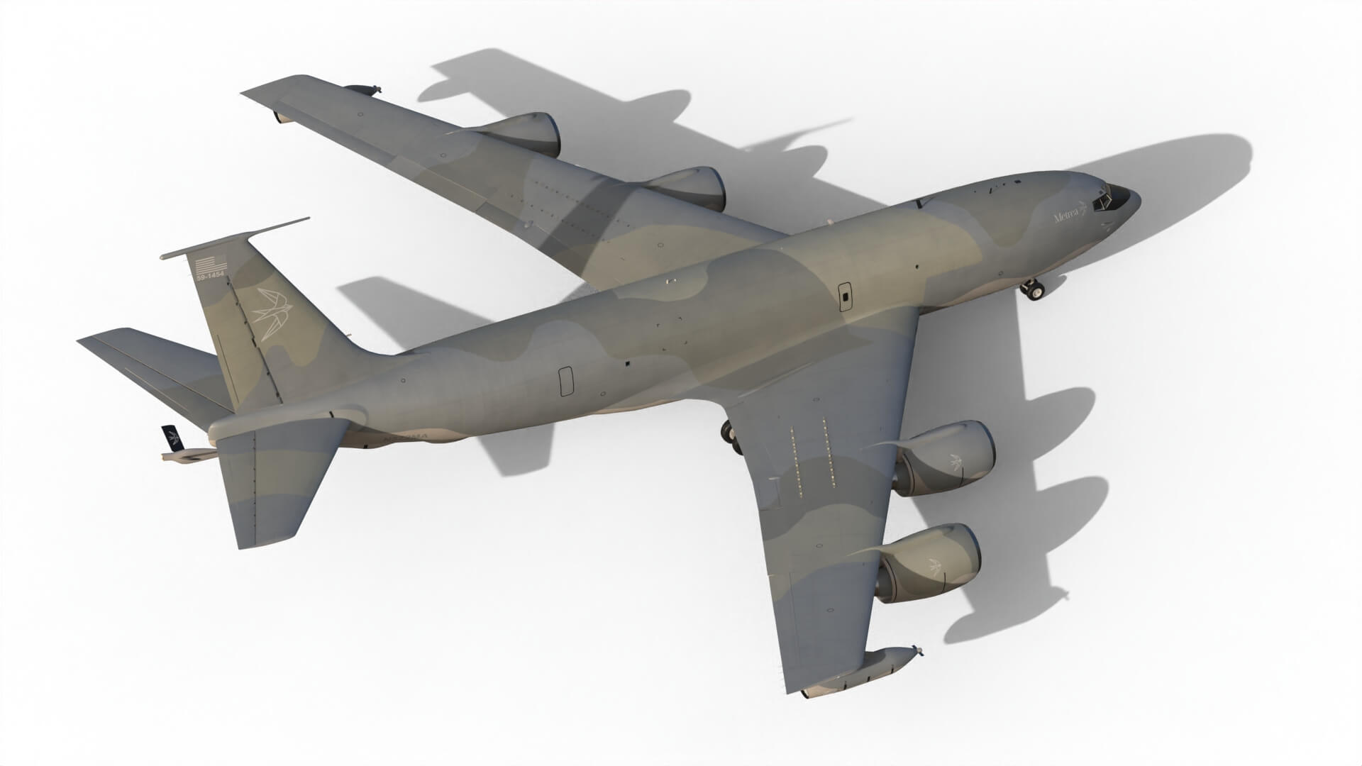 KC-135R Stratotanker 3D Model by citizensnip