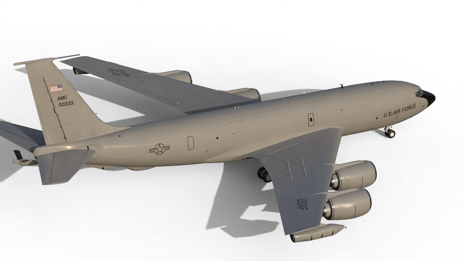 KC-135R Stratotanker 3D Model by citizensnip