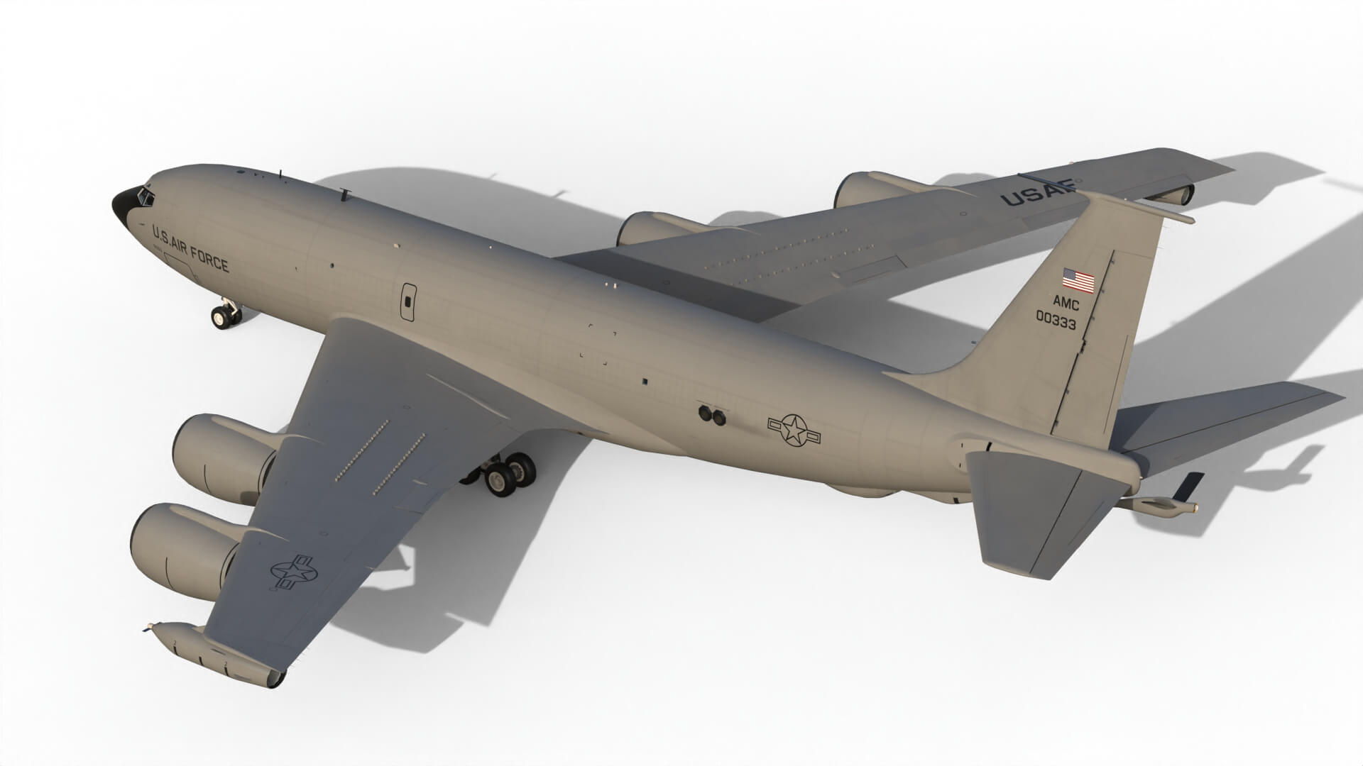 KC-135R Stratotanker 3D Model by citizensnip
