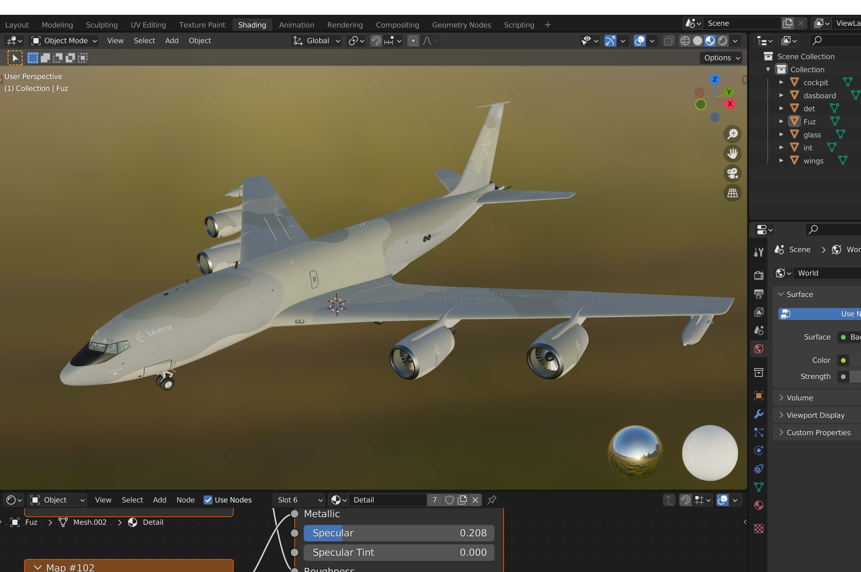KC-135R Stratotanker 3D Model by citizensnip