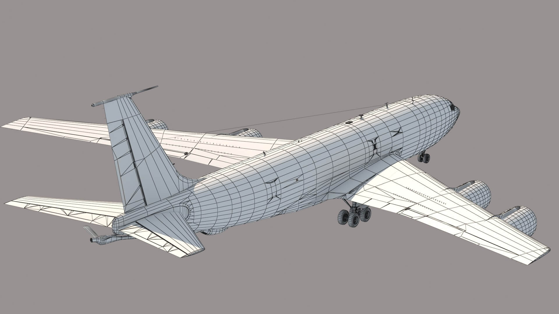 KC-135R Stratotanker 3D Model by citizensnip
